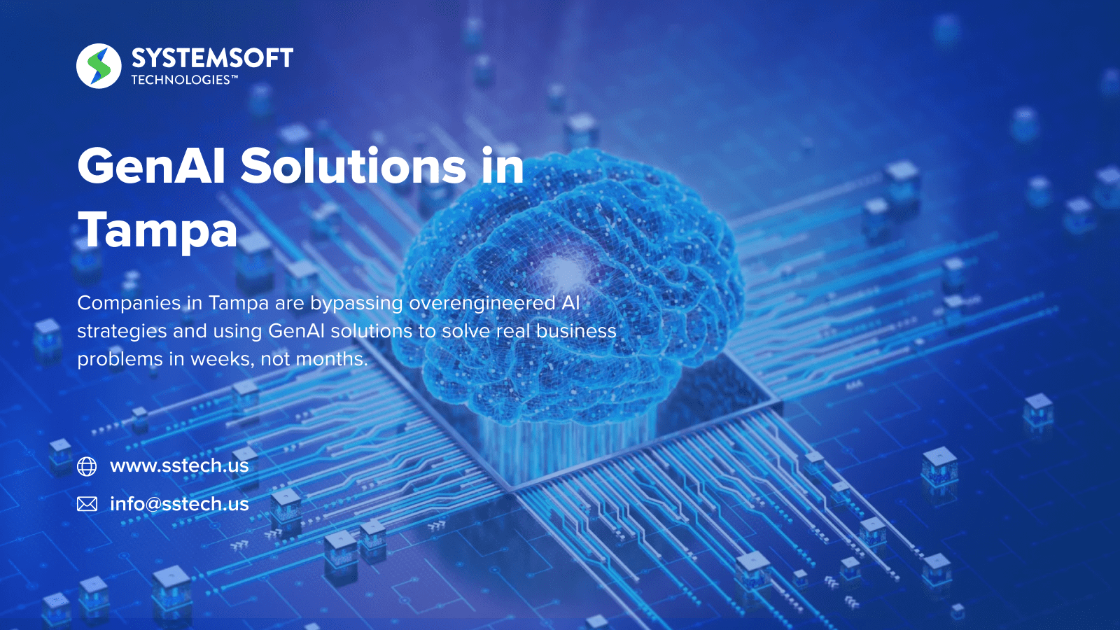 GenAI Solutions in Tampa - System Soft Technologies